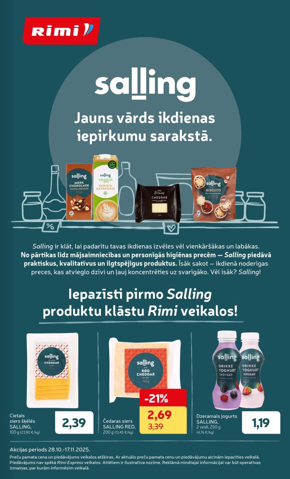 RIMI - Jaunās "Salling" produkcijas