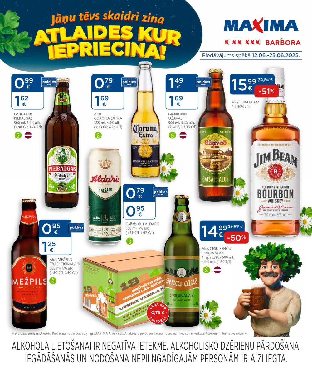 MAXIMA - Dzērienu katalogs